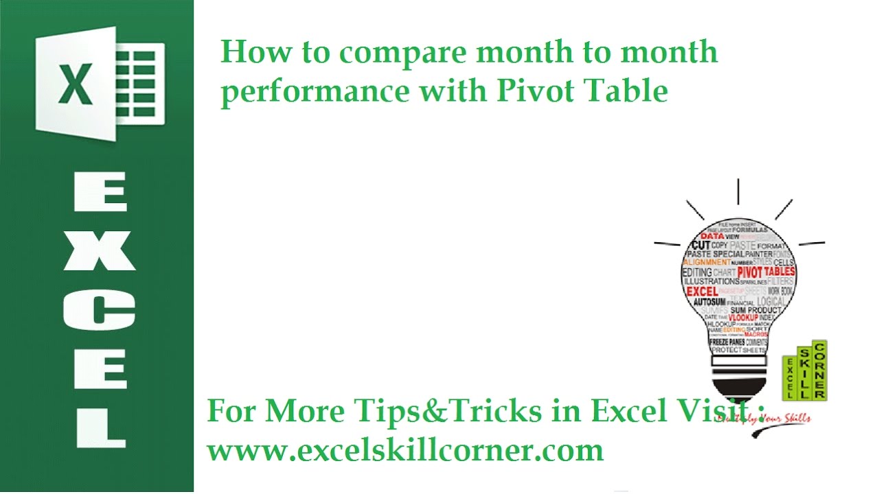 How To Compare Month To Month Performance With Pivot Table YouTube how-to-compare-month-to-month-performance-with-pivot-table-youtube
