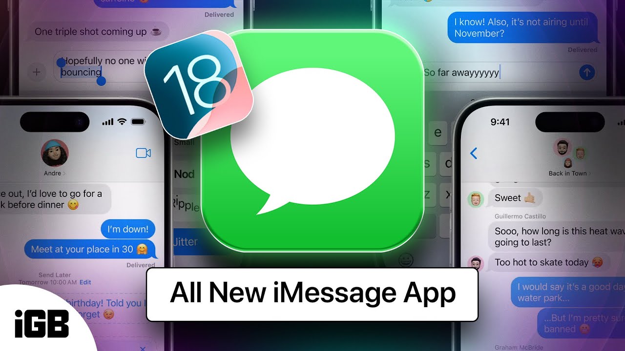 iOS 18 Messages App Features: Schedule Messages, Text Effects and More ...