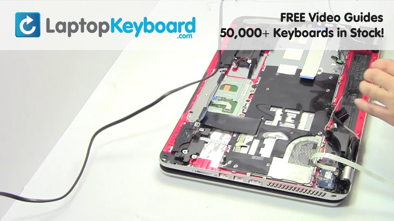 HP Envy 15 TouchSmart Keyboard Replacement Installation Guide 15-J 17-J ...