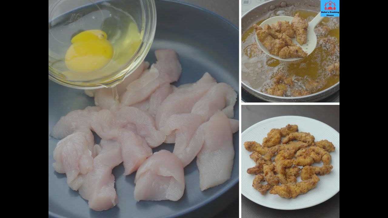 10 minute chicken fry recipe I Chicken fry I Easy snacks - YouTube