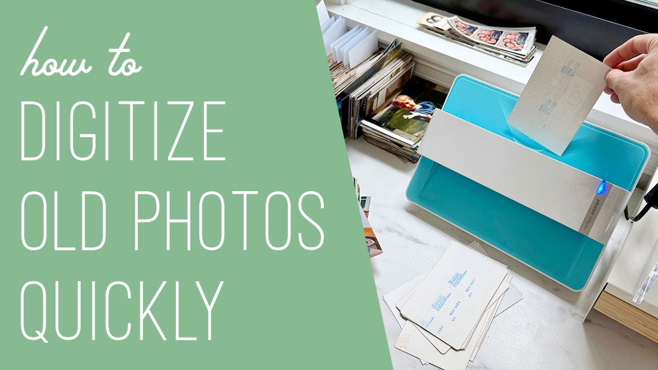 2 Fast Ways To Digitize Old Photos - YouTube