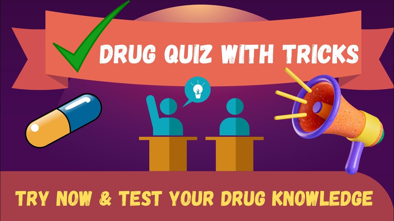 Drug quiz with tricks for competitive exam #drug quiz #pharmacology # ...