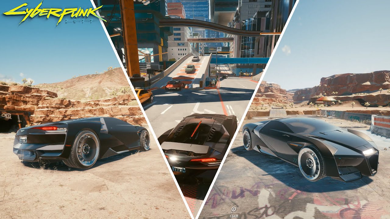Cyberpunk 2077 - Getting the FREE Rayfield Caliburn Super Car (The ...