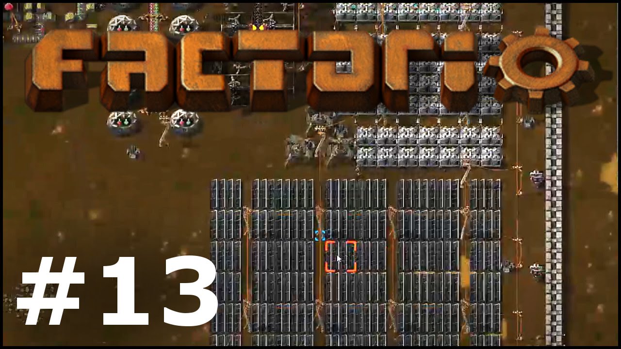Factorio #13 - Budowa elektrowni słonecznej - YouTube