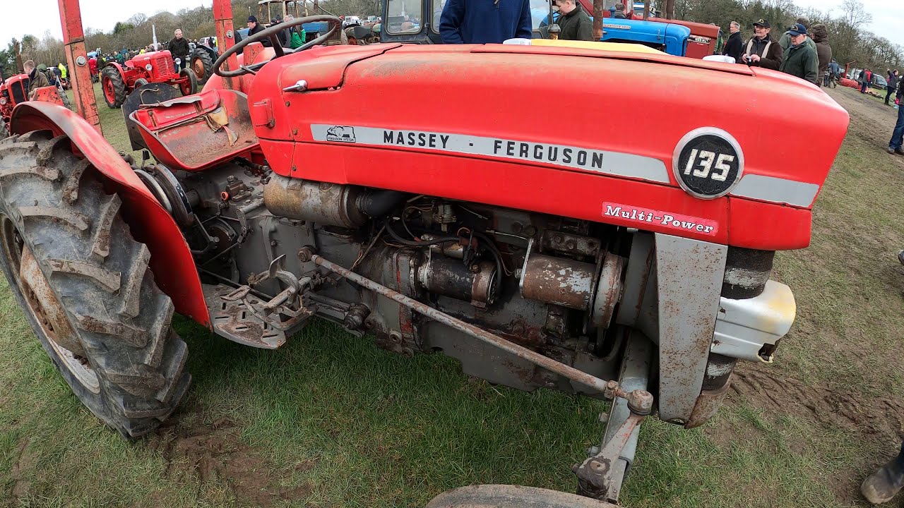 1976 Massey Ferguson 135 Multi-Power 2.5 Litre 3-Cyl Diesel Tractor ...