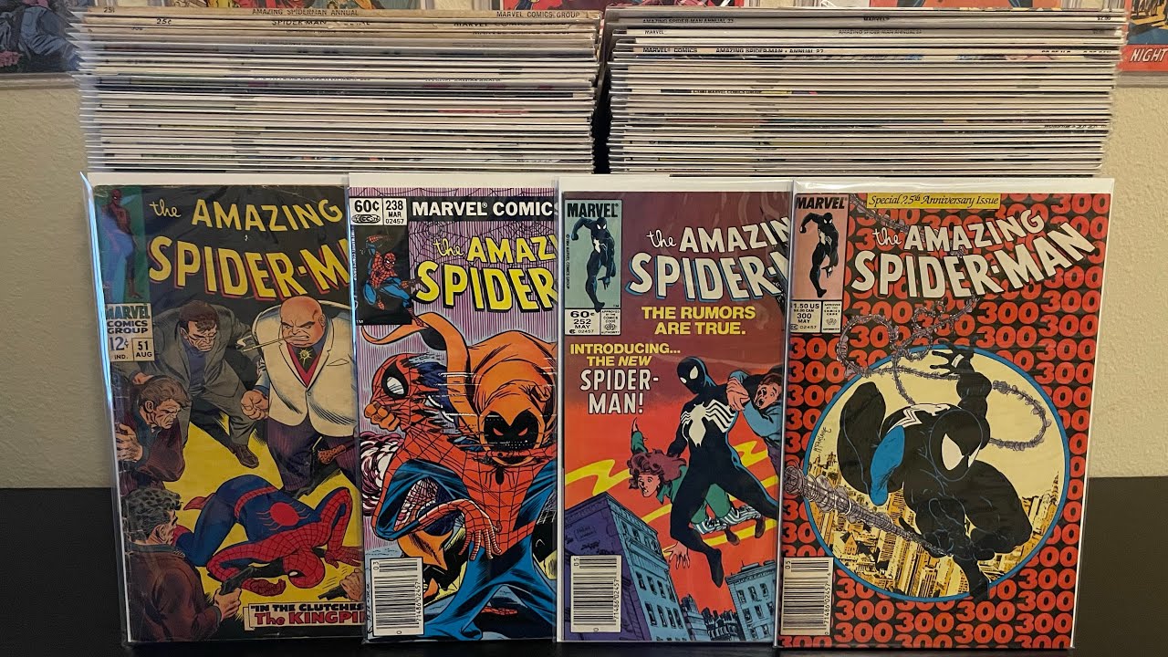 My Amazing Spider-Man Comic Book Collection(250+ Comic Books) - YouTube