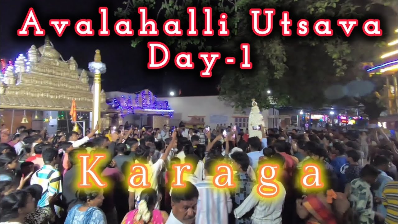 Avalahalli jathre day-1 | #utsava started on 21st April 2025 ...