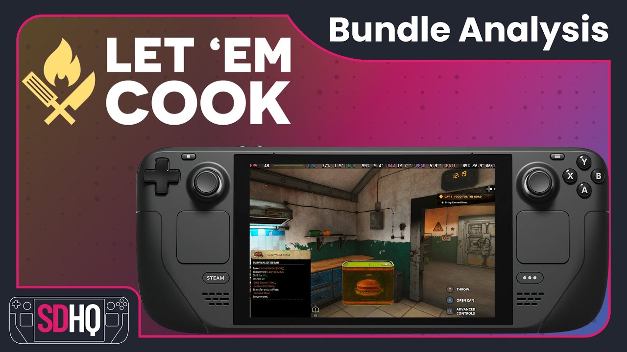 EVERY GAME From Let 'Em Cook TESTED on Steam Deck - Bundle Analysis ...