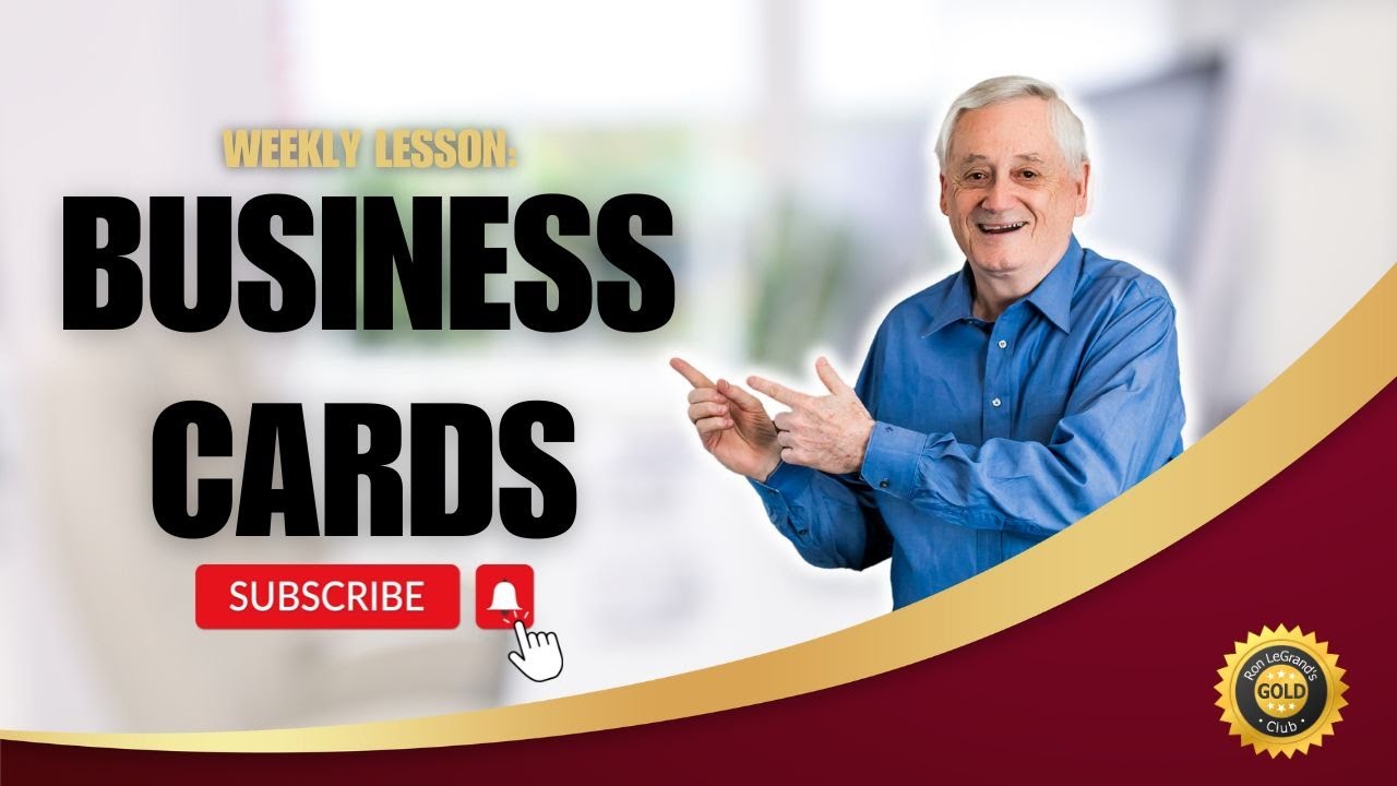 Weekly Lesson: Business Cards - YouTube