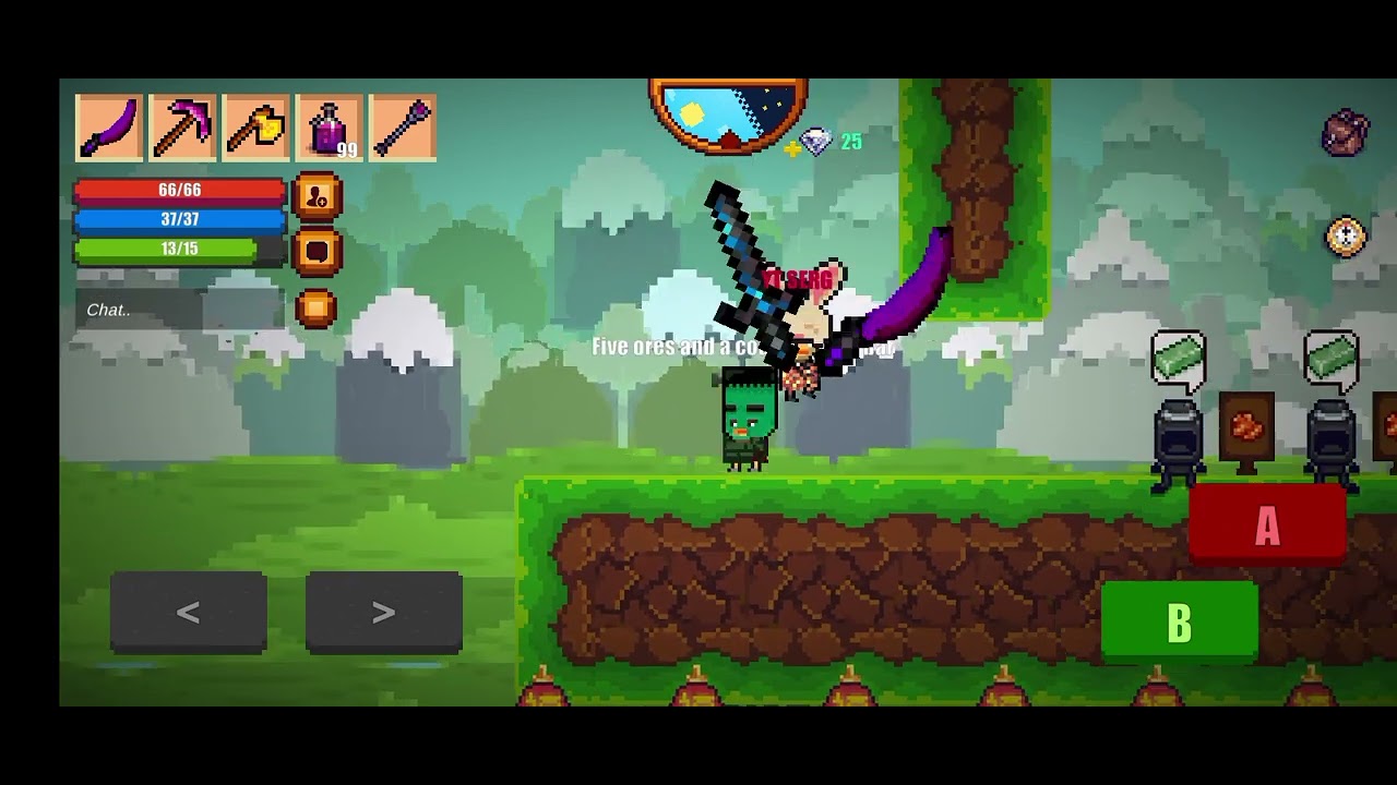 Pixel survival 2| Crafting Nightmare blade l |🎉🎉🎊🎈🎈🎈 - YouTube