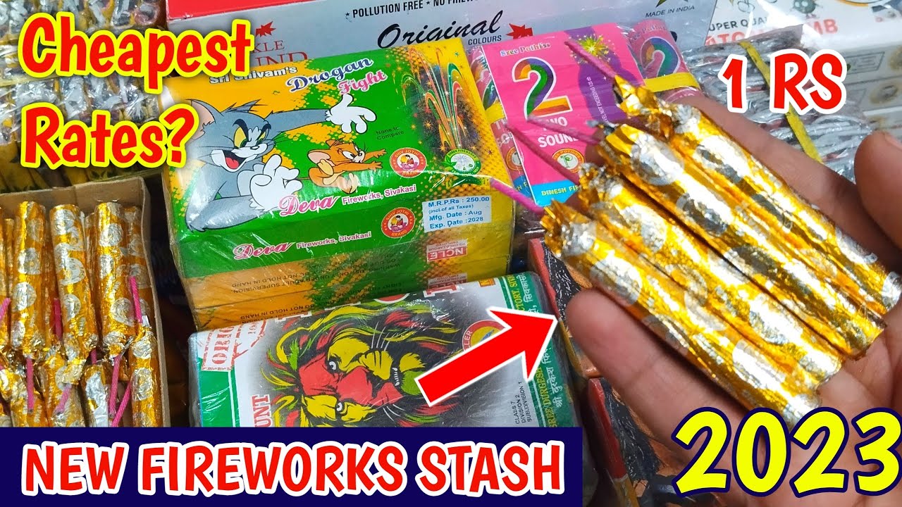 NEW FIREWORK STASH IN 4000 RS | Lakshmi Bomb | chit put | bullet ...