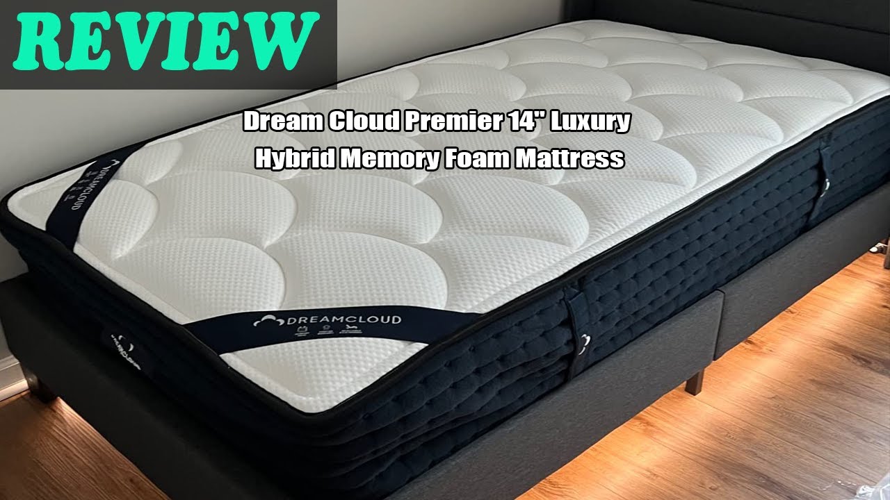 Dream Cloud Premier 14" Luxury Hybrid Memory Foam Mattress Review 2024 ...