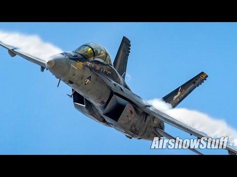 From the Tower! - F/A-18F Super Hornet Demo - Battle Creek Airshow 2025