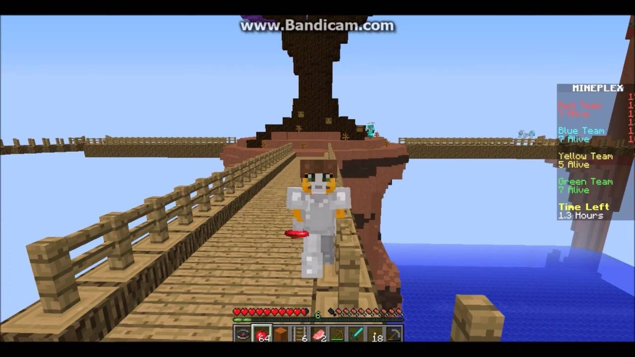 minecraft minigame bridges - YouTube