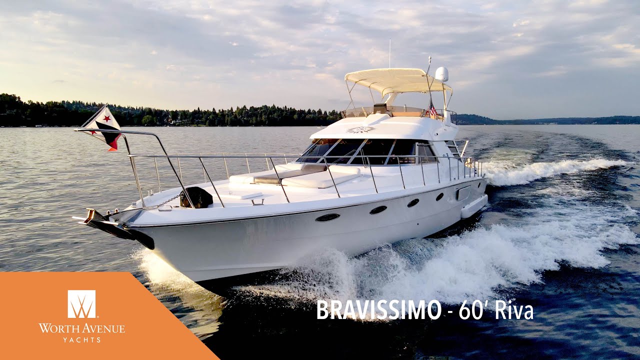 60' (18.29m) Riva Yacht BRAVISSIMO For Sale Walkthrough - YouTube