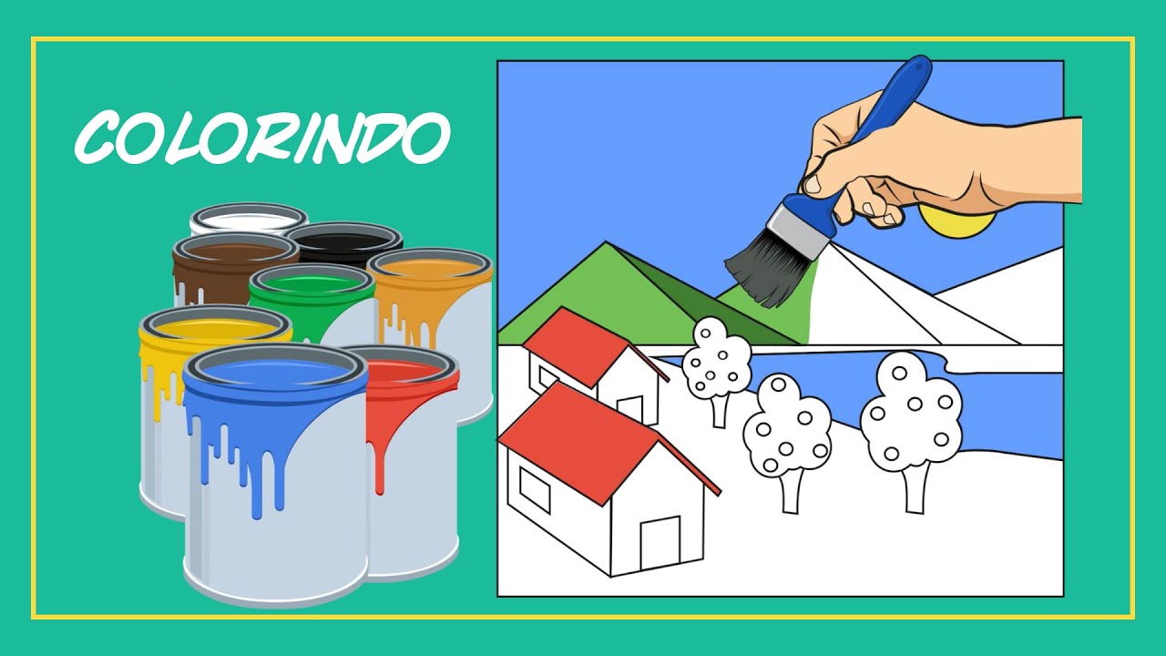 Colorindo e Aprendendo as Cores com Diversão - Vídeo Educativo Infantil ...