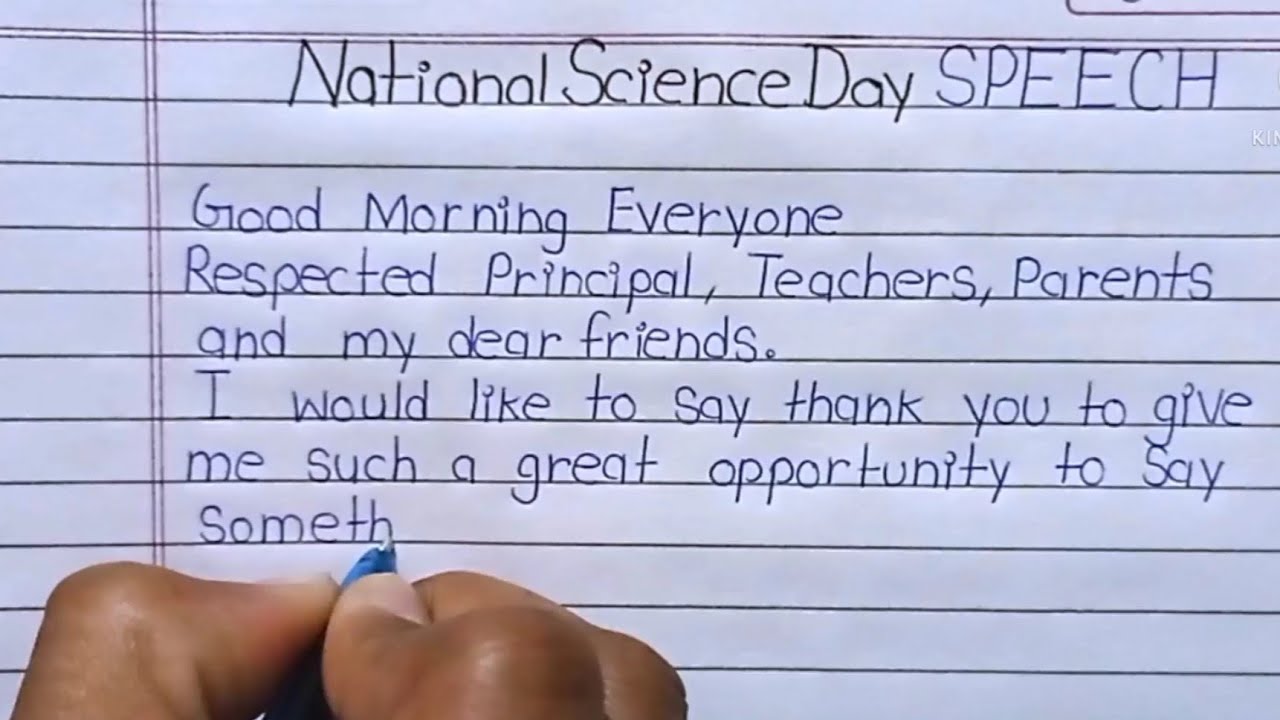 Speech For National Science Day In English l 28 February l Science Day ...