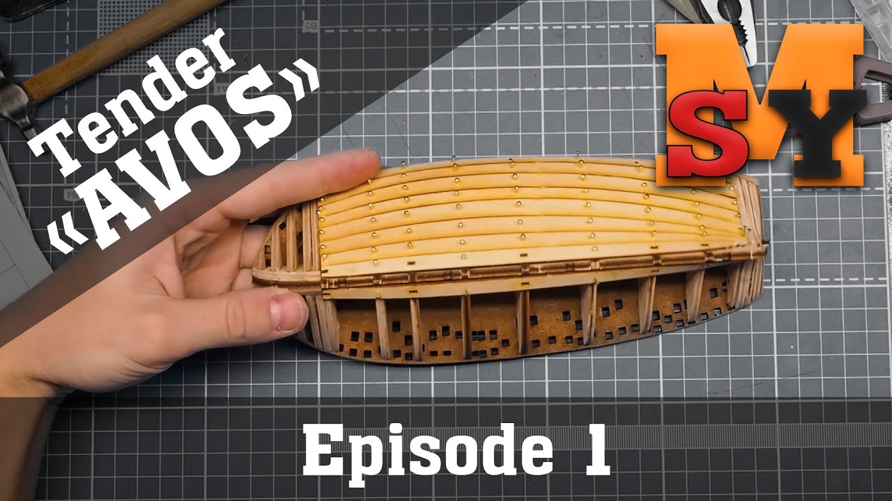 Tender "Avos". Episod 1. Wooden kit ship model. Shipmodeling. - YouTube