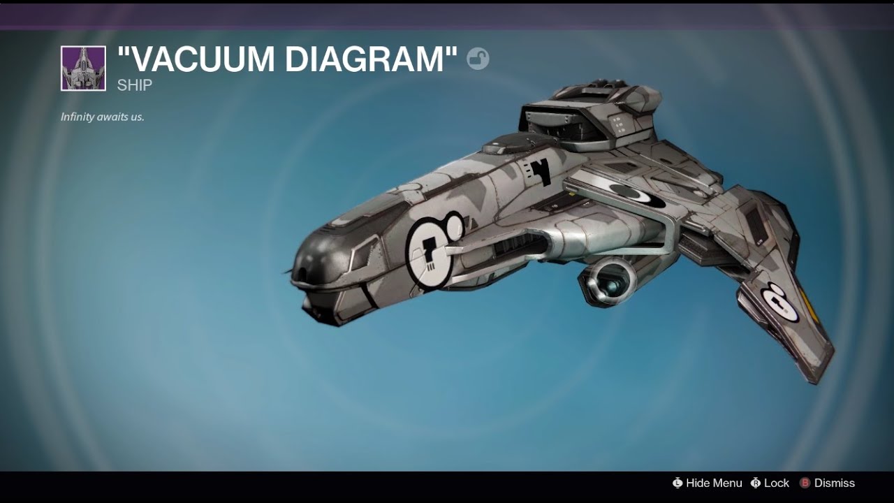 Destiny 1 Vacuum Diagram legendary ship drop - YouTube
