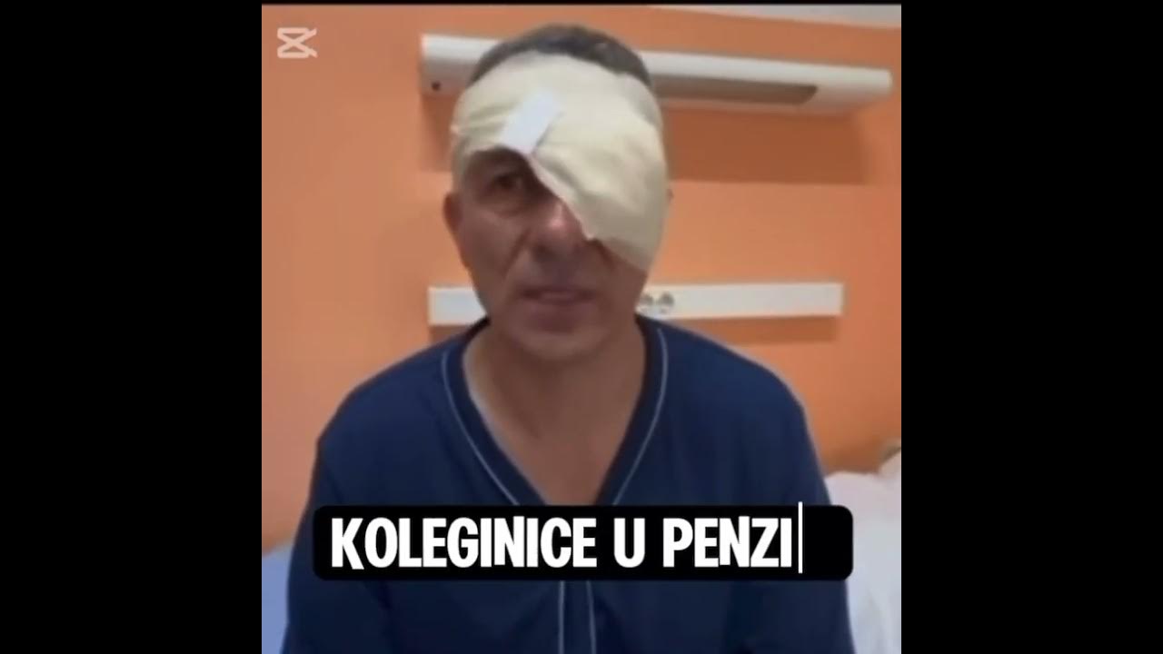 Lazar Bačić, policajac koga je ispred RTS udario kolega čitao izjavu u kojoj se veliča ...