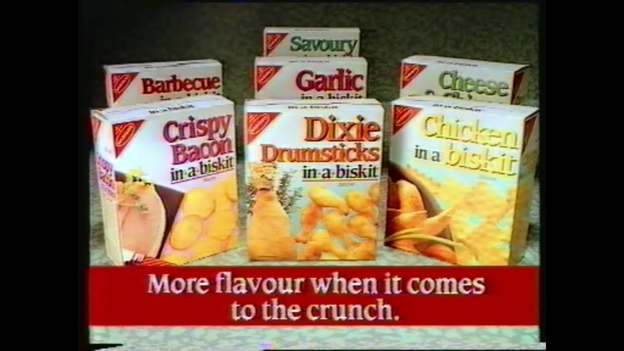 1988 Nabisco In-a-Biskit "I need a snack with flavour" ad - YouTube