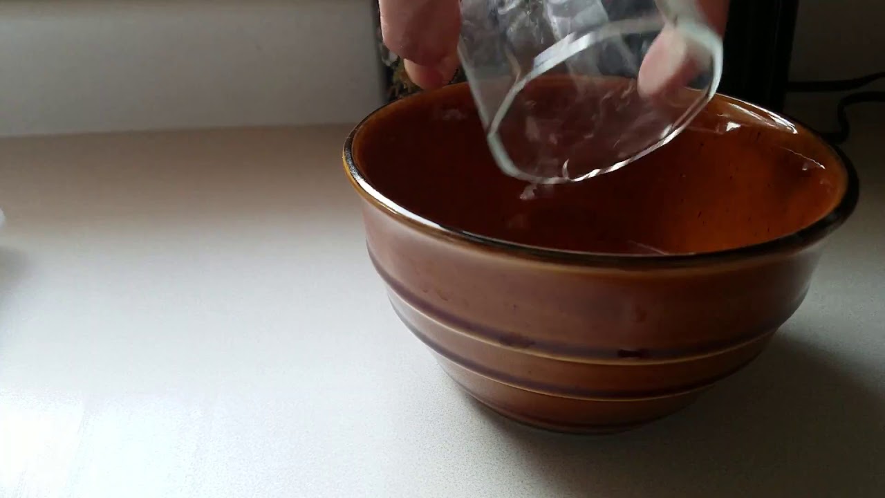 Pouring Water into Bowl - YouTube