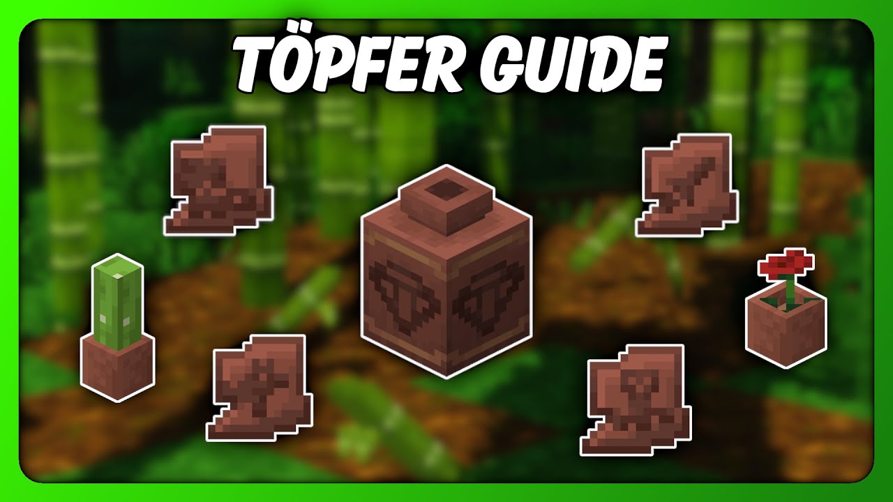 Wie funktioniert des Töpfern in Minecraft? - Töpferscherbe & dekorierte ...
