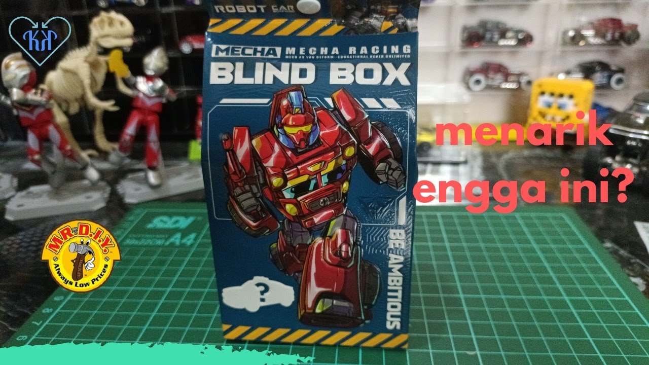 Unboxing blind box mecha racing | mr.diy - YouTube