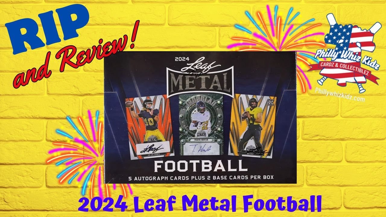 Rip & Review 2024 Leaf Metal Football - YouTube