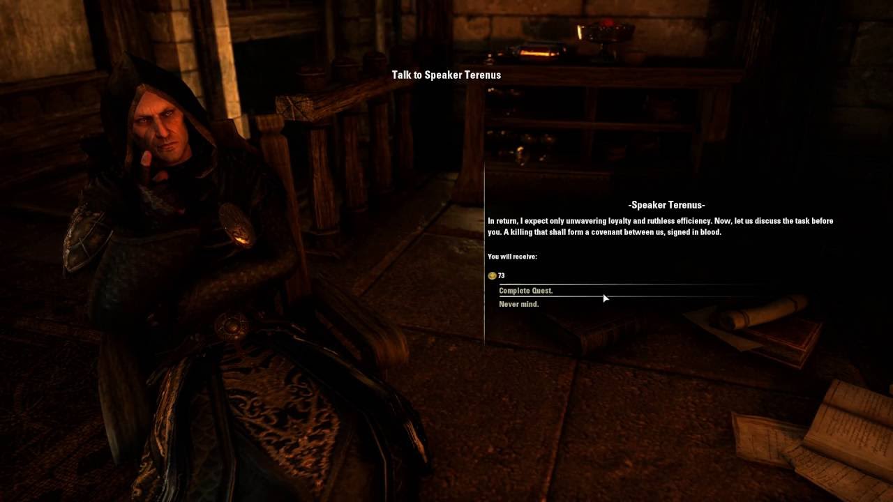 ESO Dark Brotherhood Part I: Voices in the Dark - YouTube