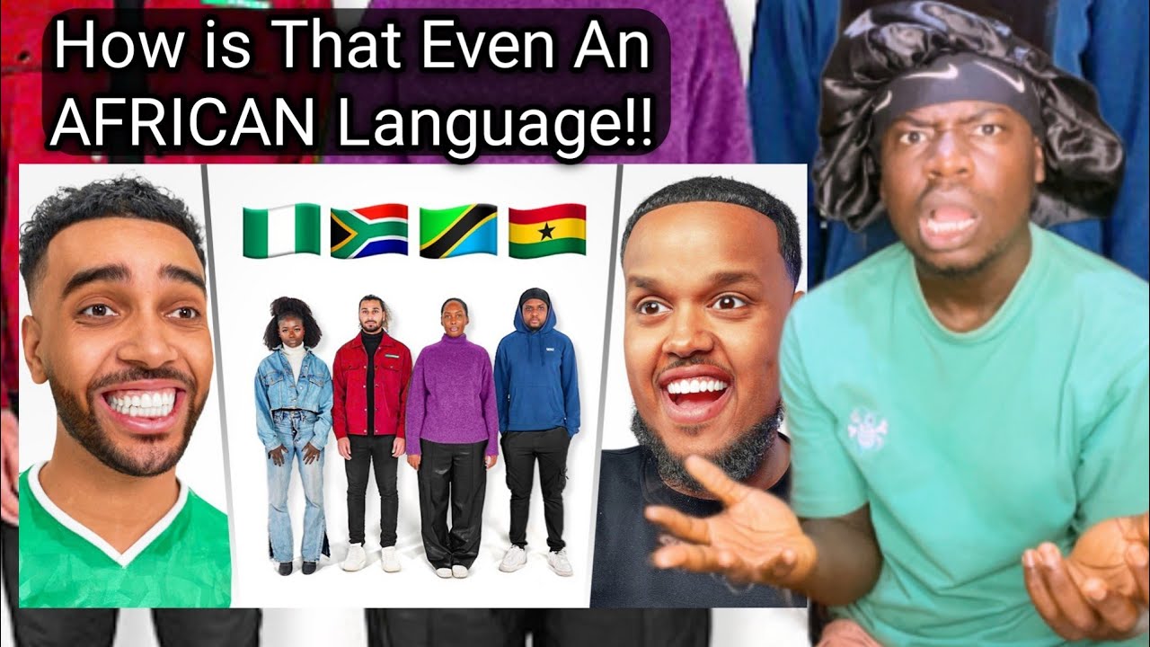African🇳🇬 Reaction To GUESS THE LANGUAGE: AFRICA EDITION (THE FINALE ...