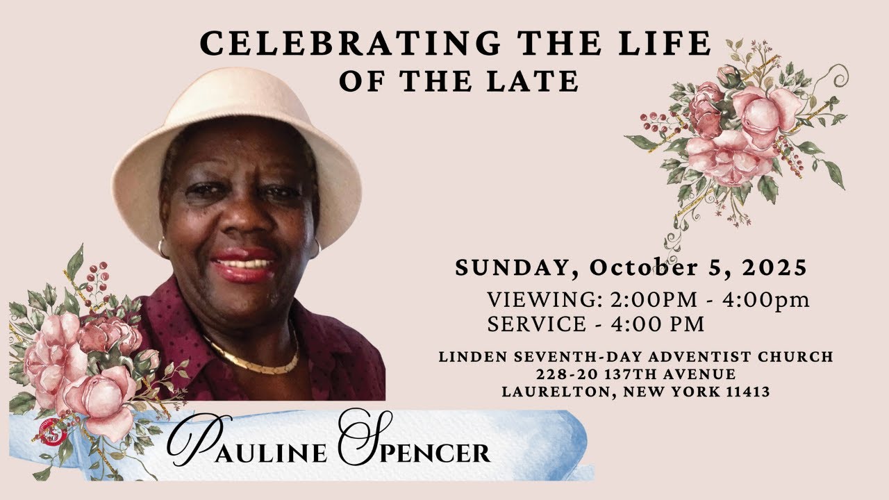 Celebrating The Life of Pauline Spencer - YouTube
