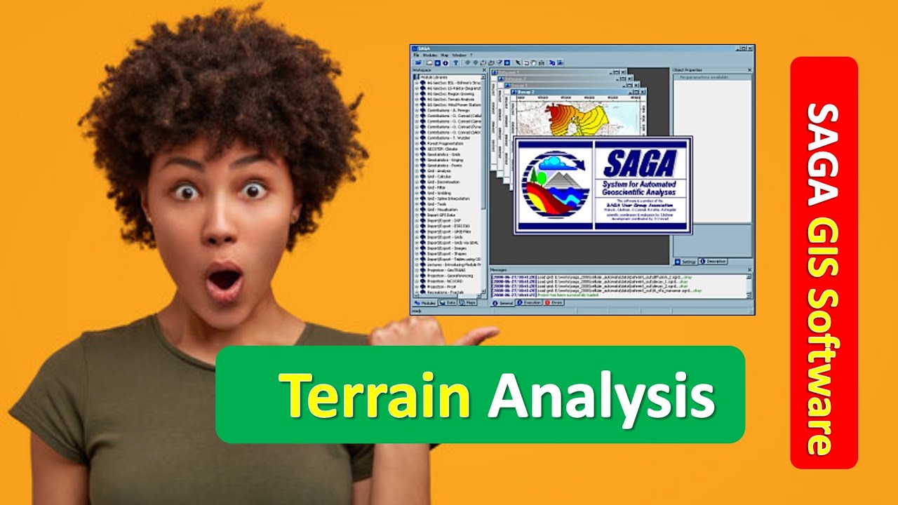 SAGA GIS Software Terrain Analysis | SAGA GIS Software | SAGA GIS - YouTube