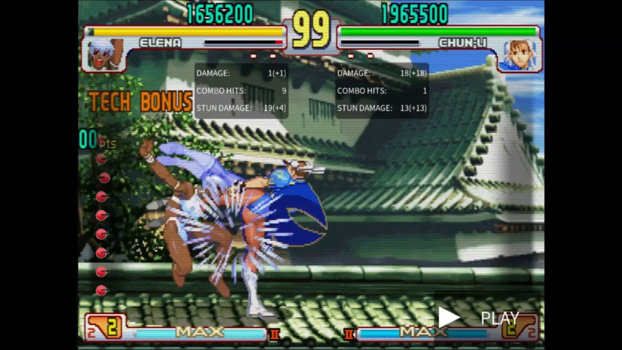 SF3: Elena Optimal Hoyokusen Punish - YouTube