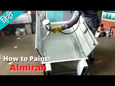 How to paint a Almirah | Metal Almirah Paint Kaise Kare | almirah ...
