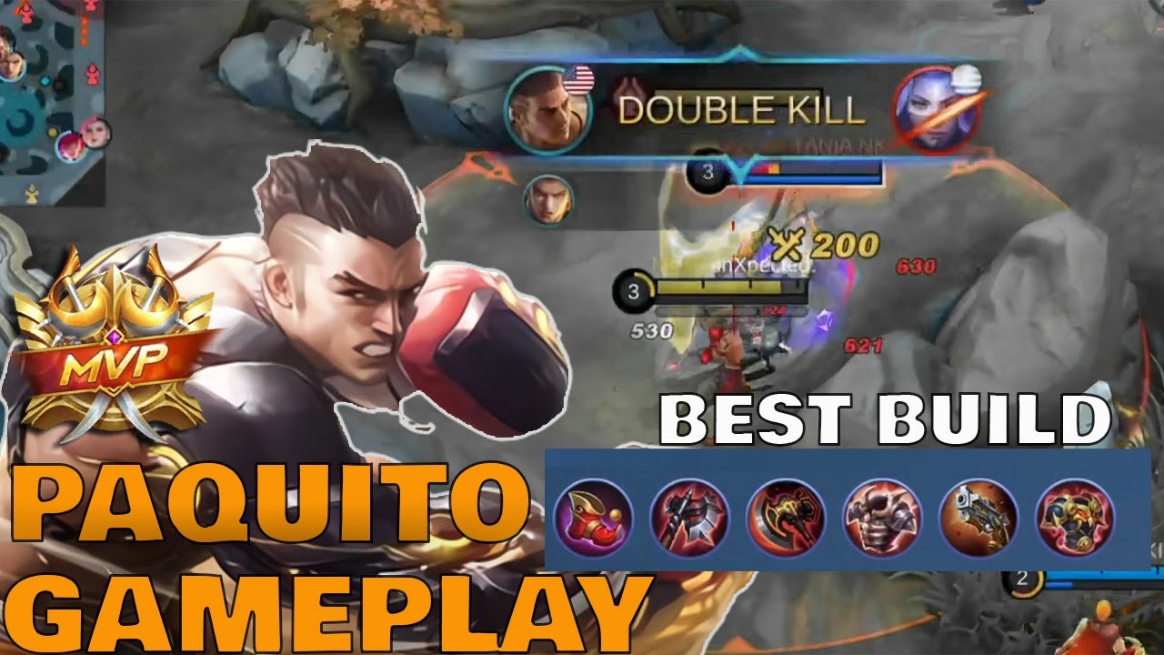 PAQUITO GAMEPLAY l PAQUITO BEST BUILD 2021 l MOBILE LEGENDS - YouTube