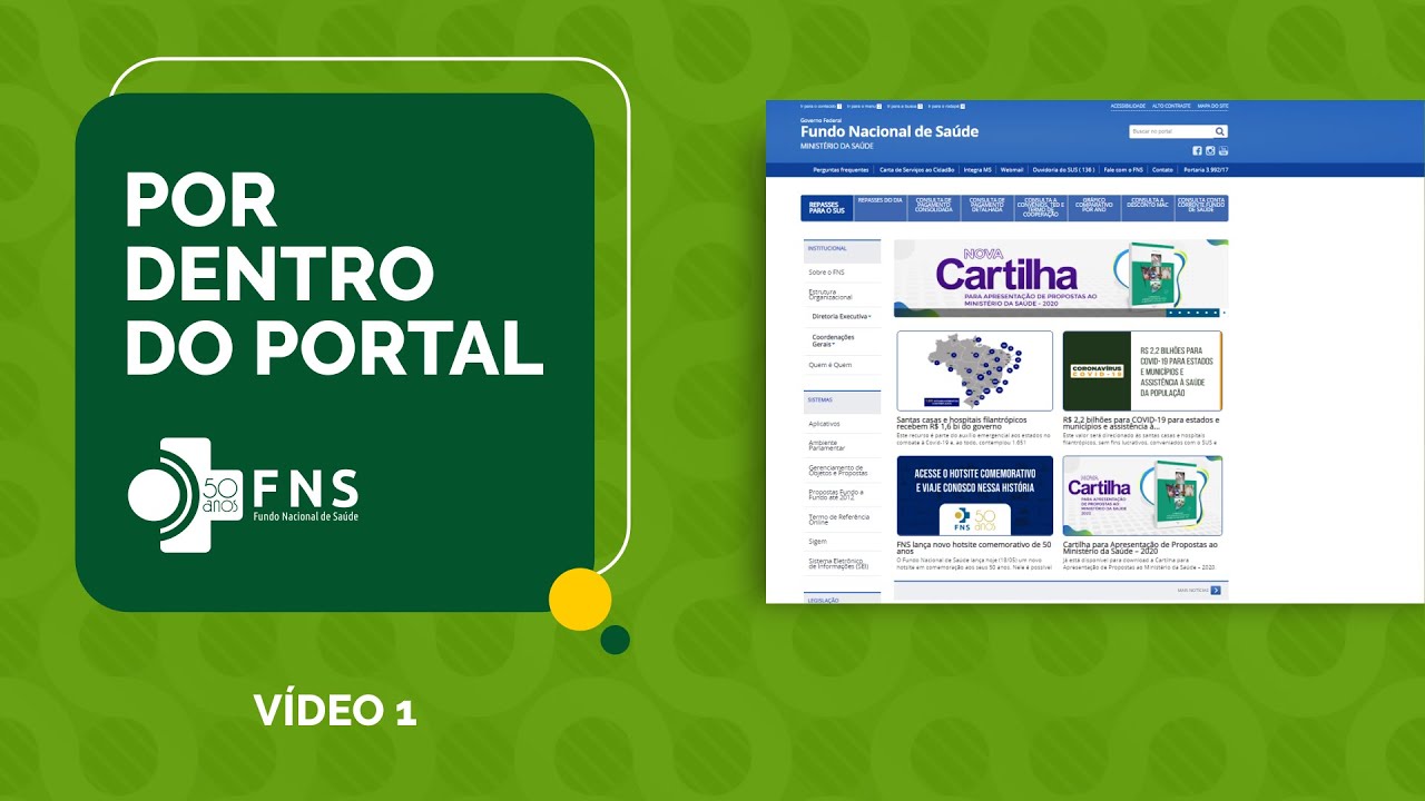 Por Dentro do Portal FNS - Parte 1 - YouTube