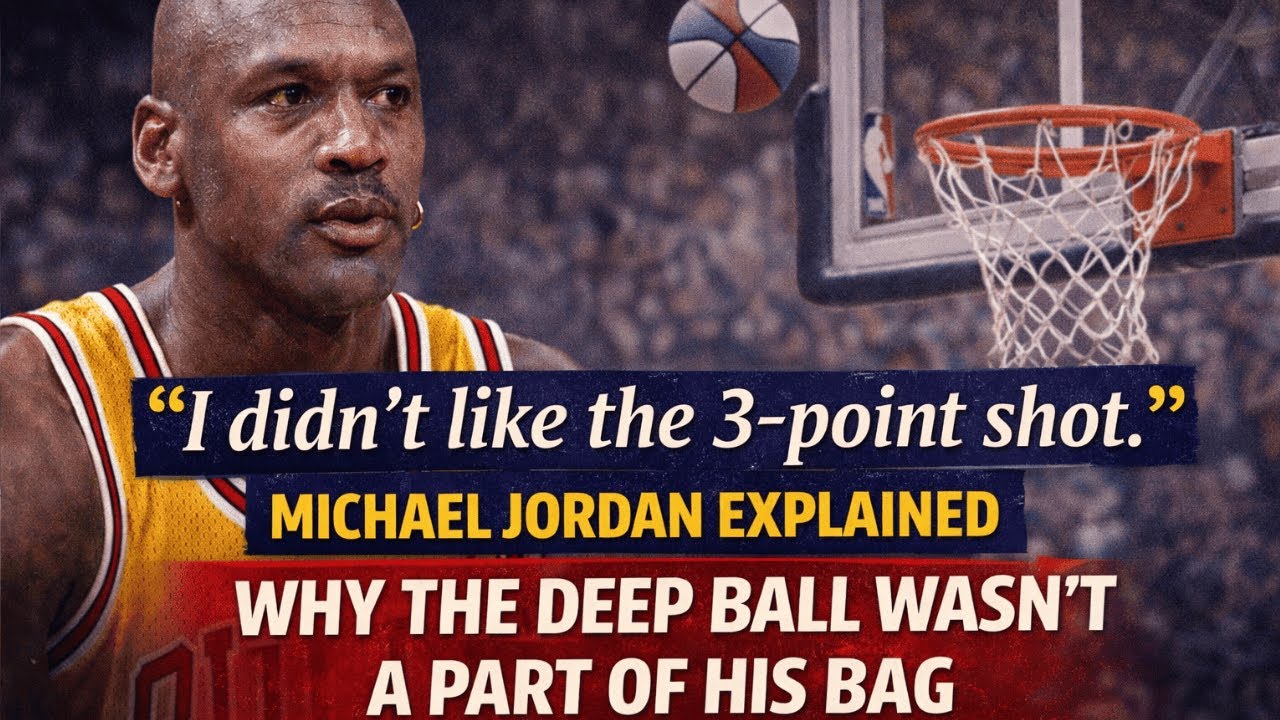 Michael Jordan Reveals Why the 3-Point Shot Was Never a Big Part of His ...