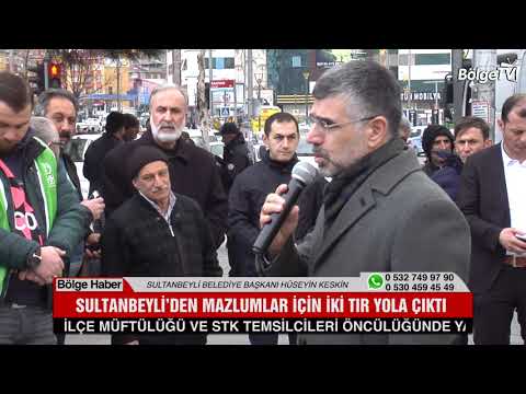 SULTANBEYLİ’DEN MAZLUMLAR İÇİN İKİ TIR YOLA ÇIKTI