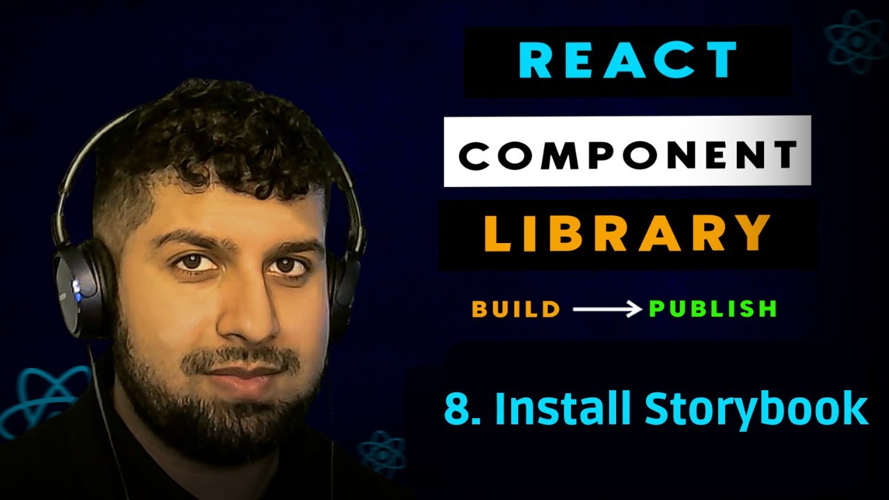 8. Install storybook to visually see your components - YouTube