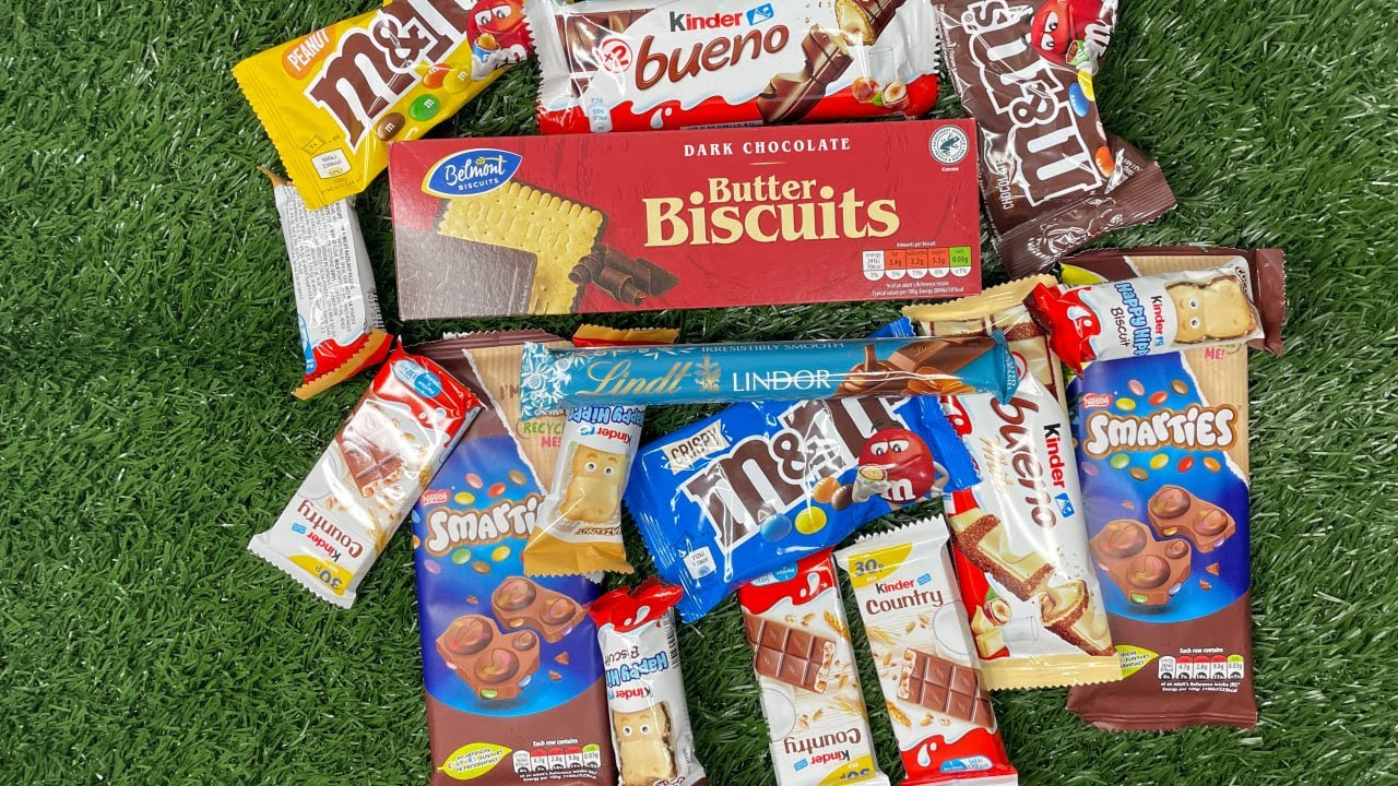 chocolate BISCUITS ASMR Unboxing, a lot of chocolate - YouTube