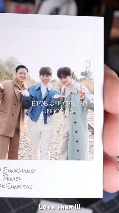 BTOB 2022 OFFICIAL MD UNBOXING - YouTube