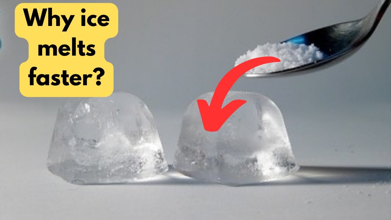 Salt Melting Ice Cubes How To Make Ice Cubes Melt Faster
