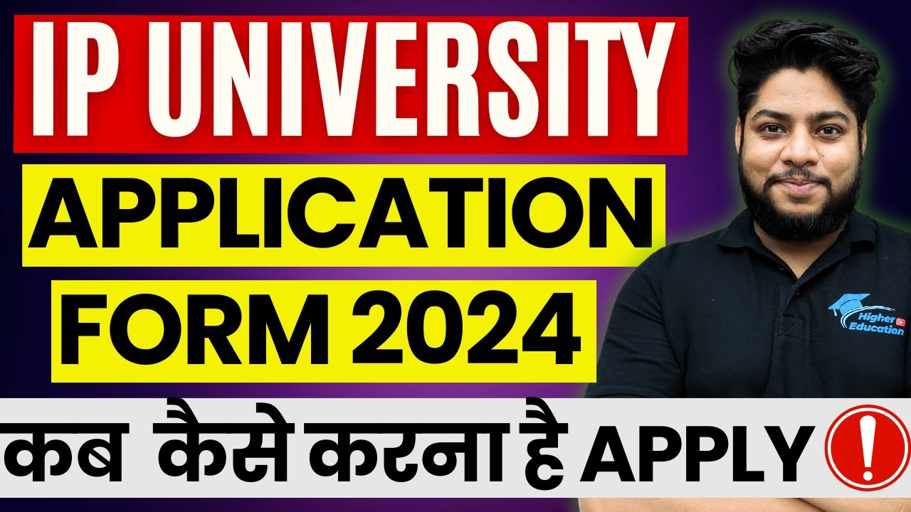 IP University Application form 2024 IPU CET Important Dates🔥 - YouTube