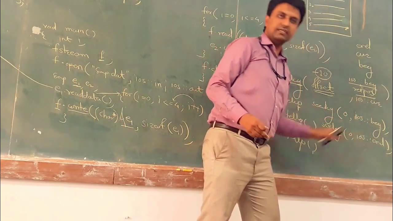 File Pointers and their manipulations with example In Cpp Lecture 26 ...