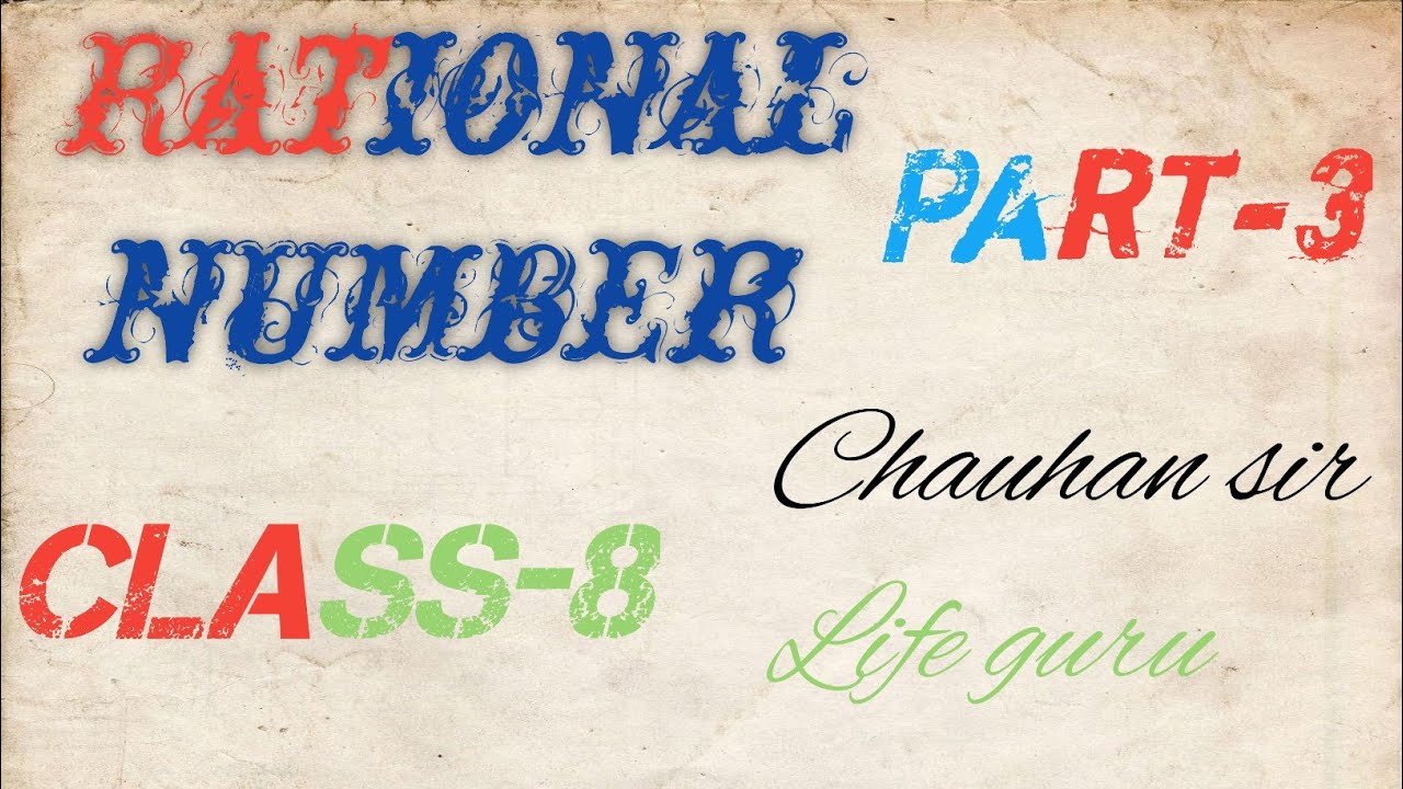 Arrange in number descending order|Rational number class 8|descending ...