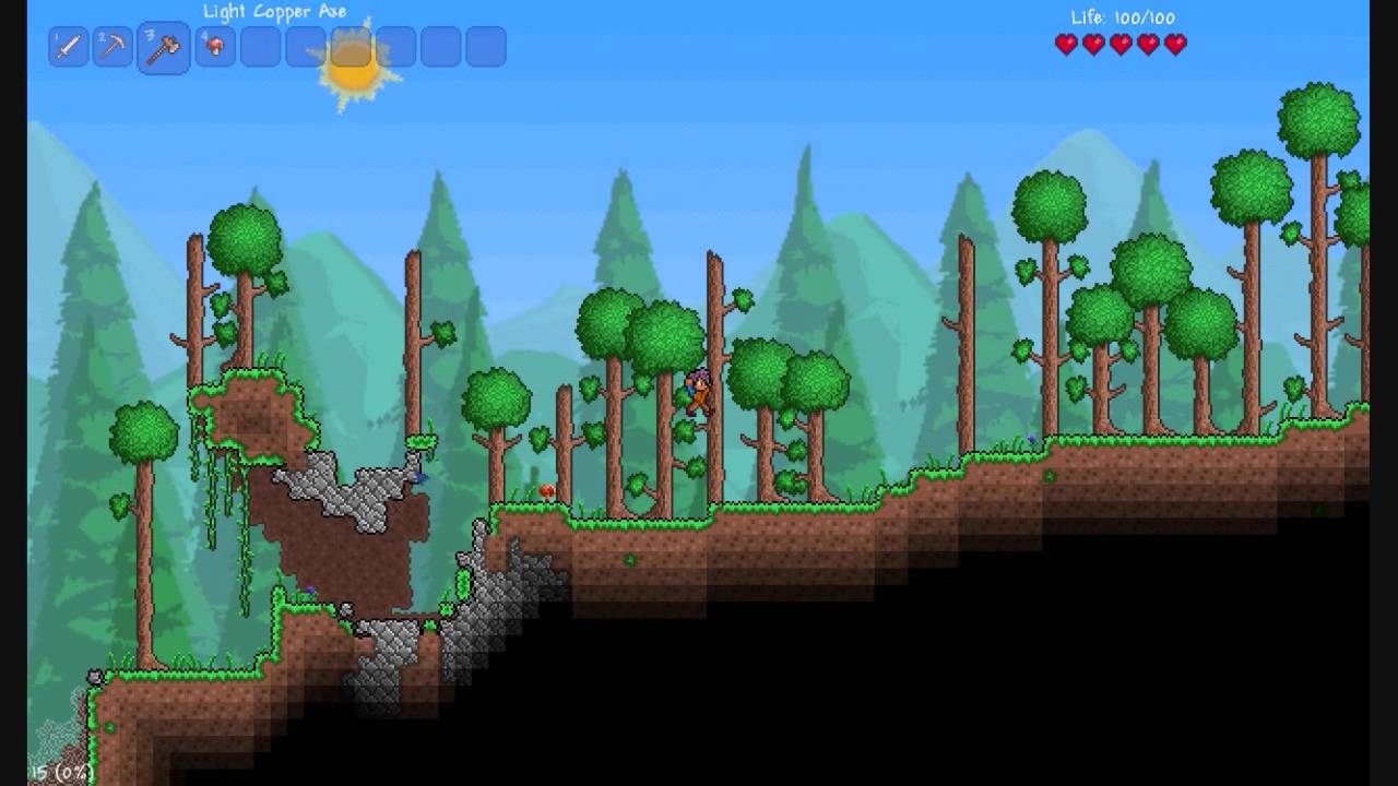 Kris Play's Terraria Ep.1 He's A NOOB - YouTube