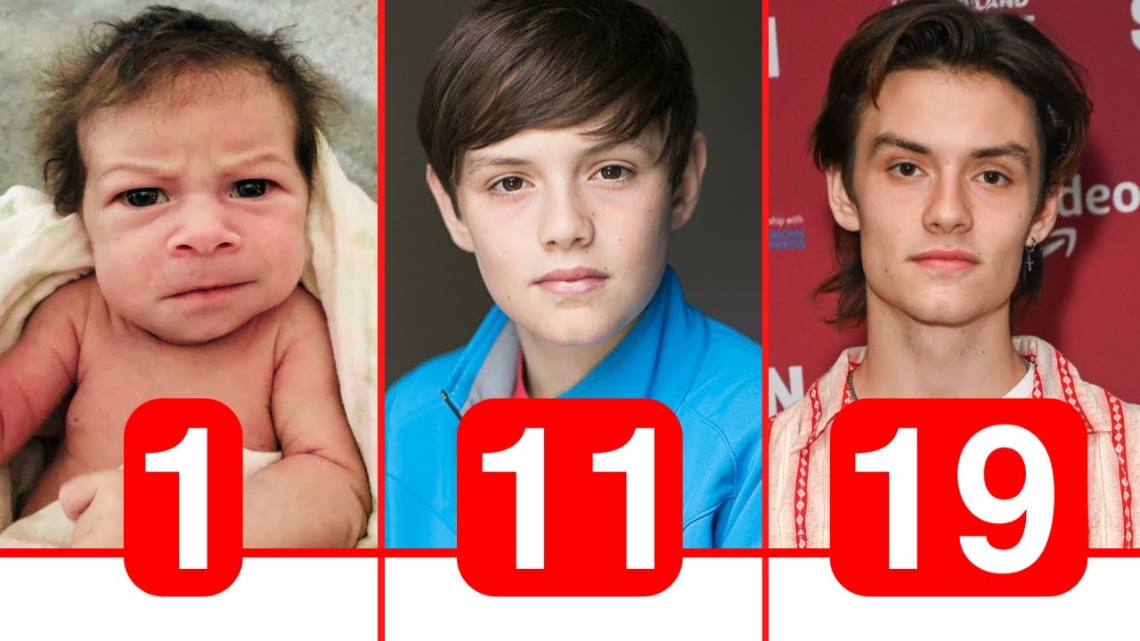 Louis Partridge - Transformation From 1 to 19 Years Old - YouTube