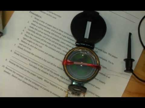 Spinning compass - YouTube