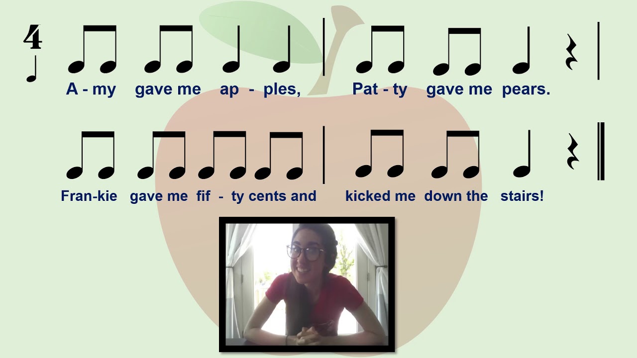Rhythm: Amy Gave Me Apples - YouTube